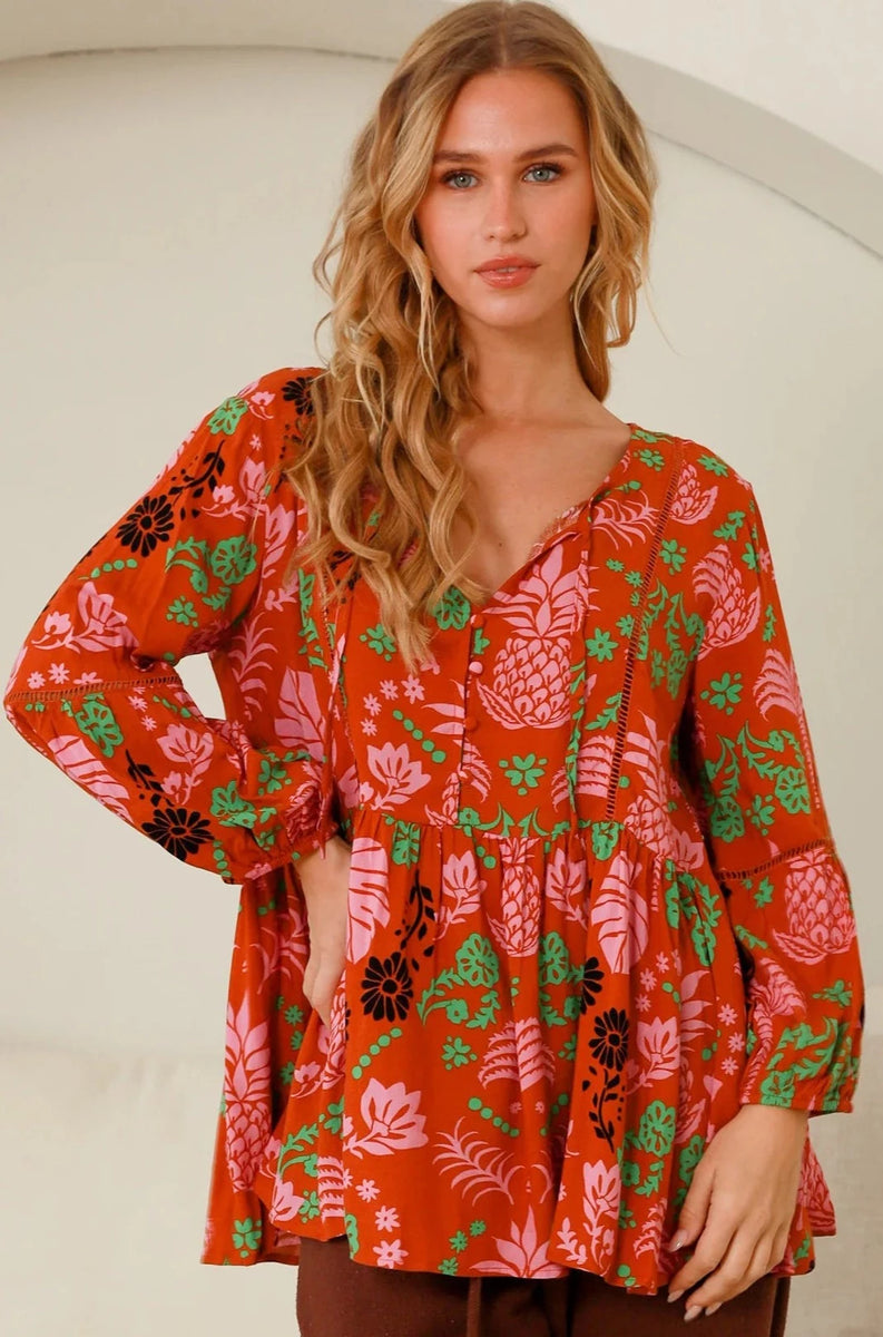 AVAMIA EMBERLYNNE BLOUSE | BOHEMIAN LOVE RUNWAY